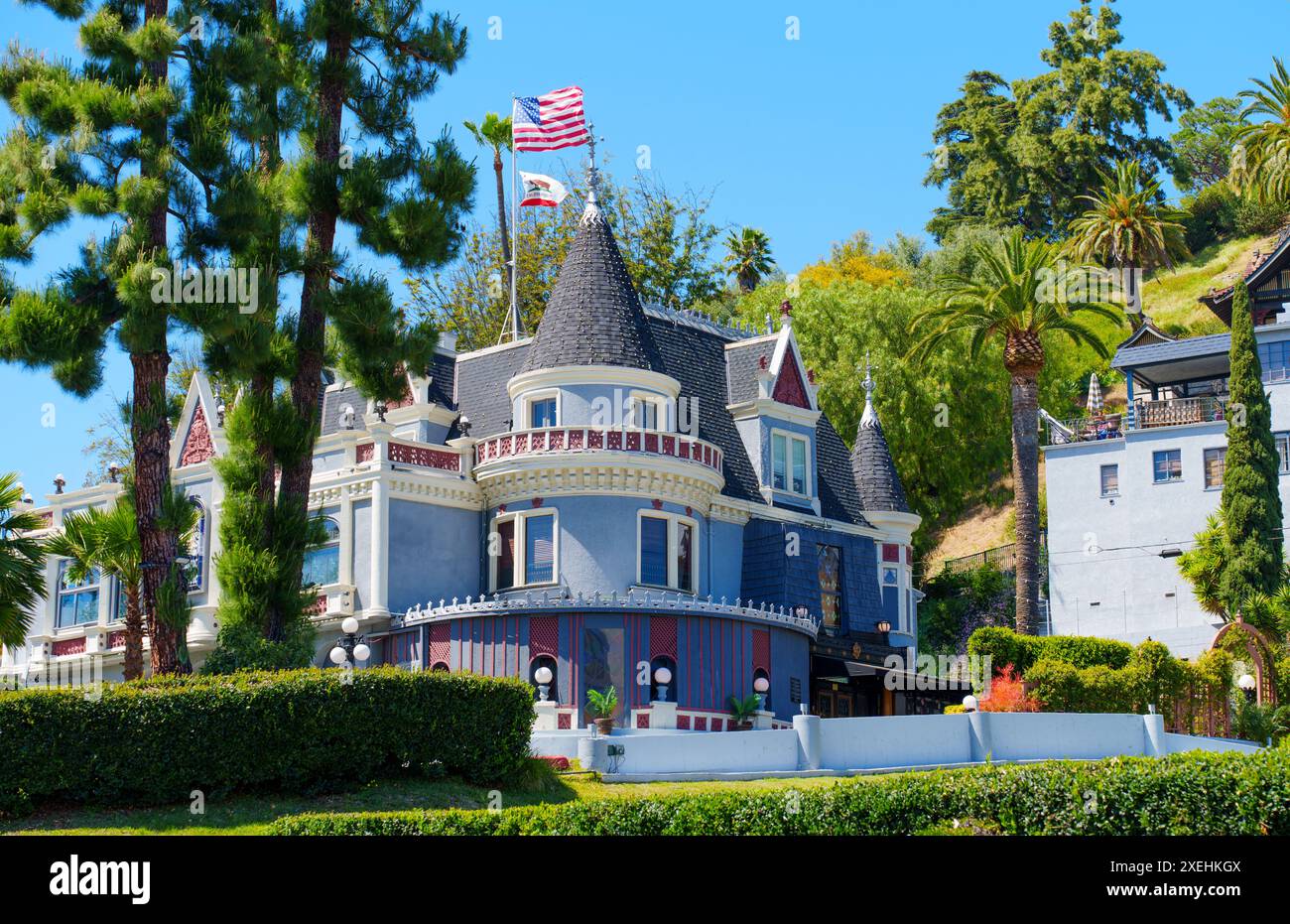 Los Angeles, California - April 10, 2024: Impressive exterior of the ...