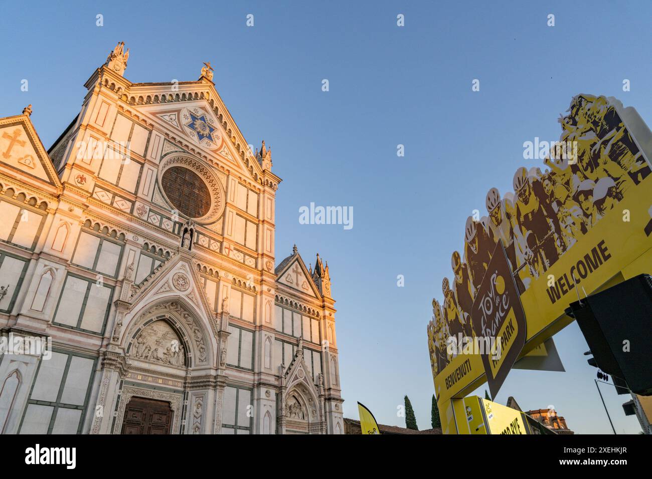 Grand Depart Florence during Team presentation, Tour De France race in ...