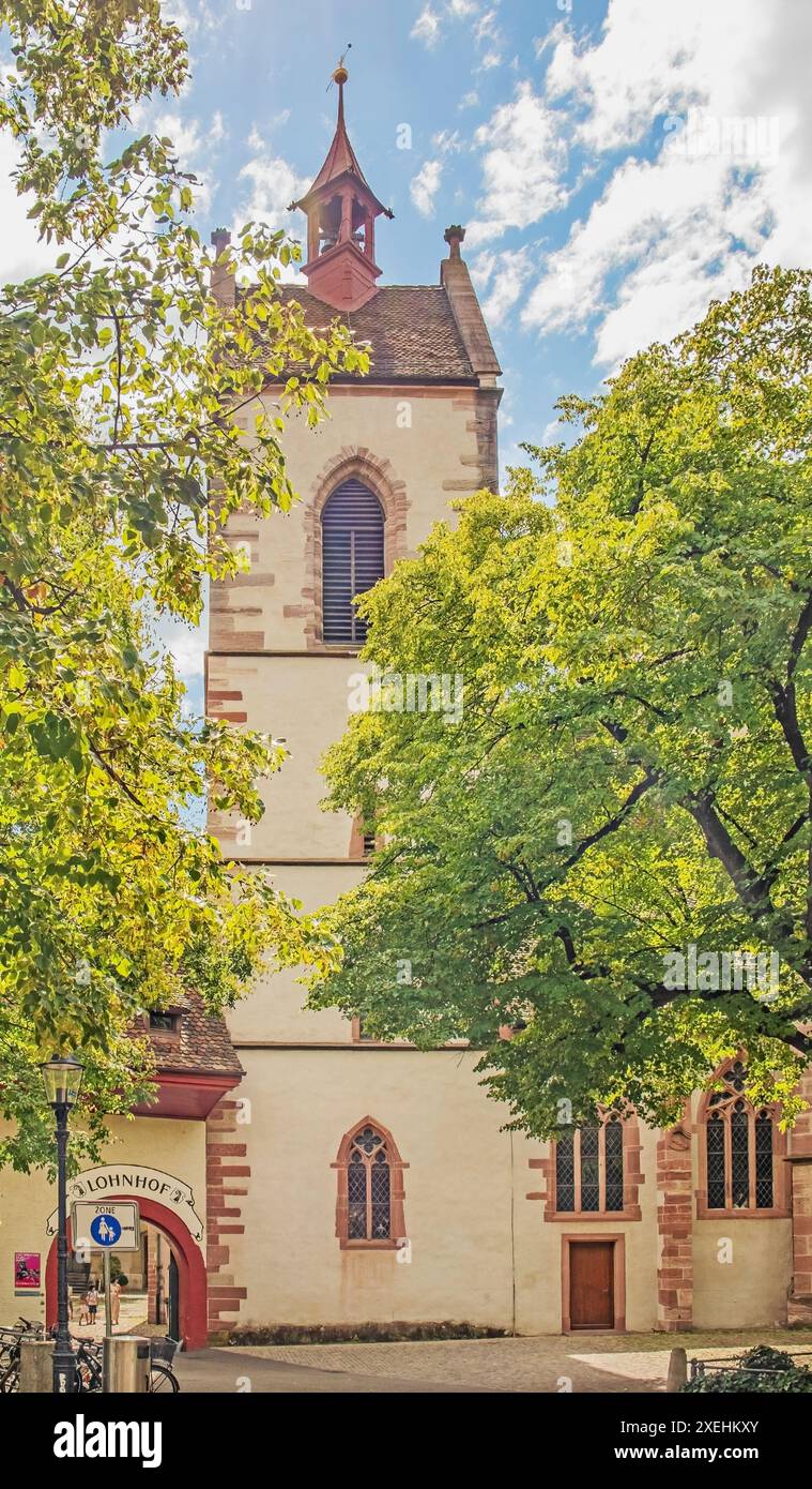 Leonhardskirche and Lohnhof Basel Stock Photo - Alamy