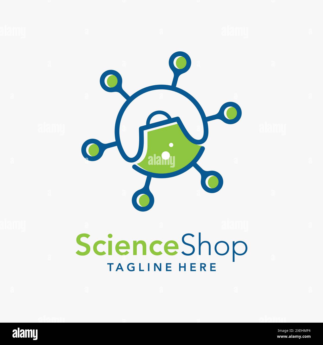 Science logo inspiration Cut Out Stock Images & Pictures - Alamy