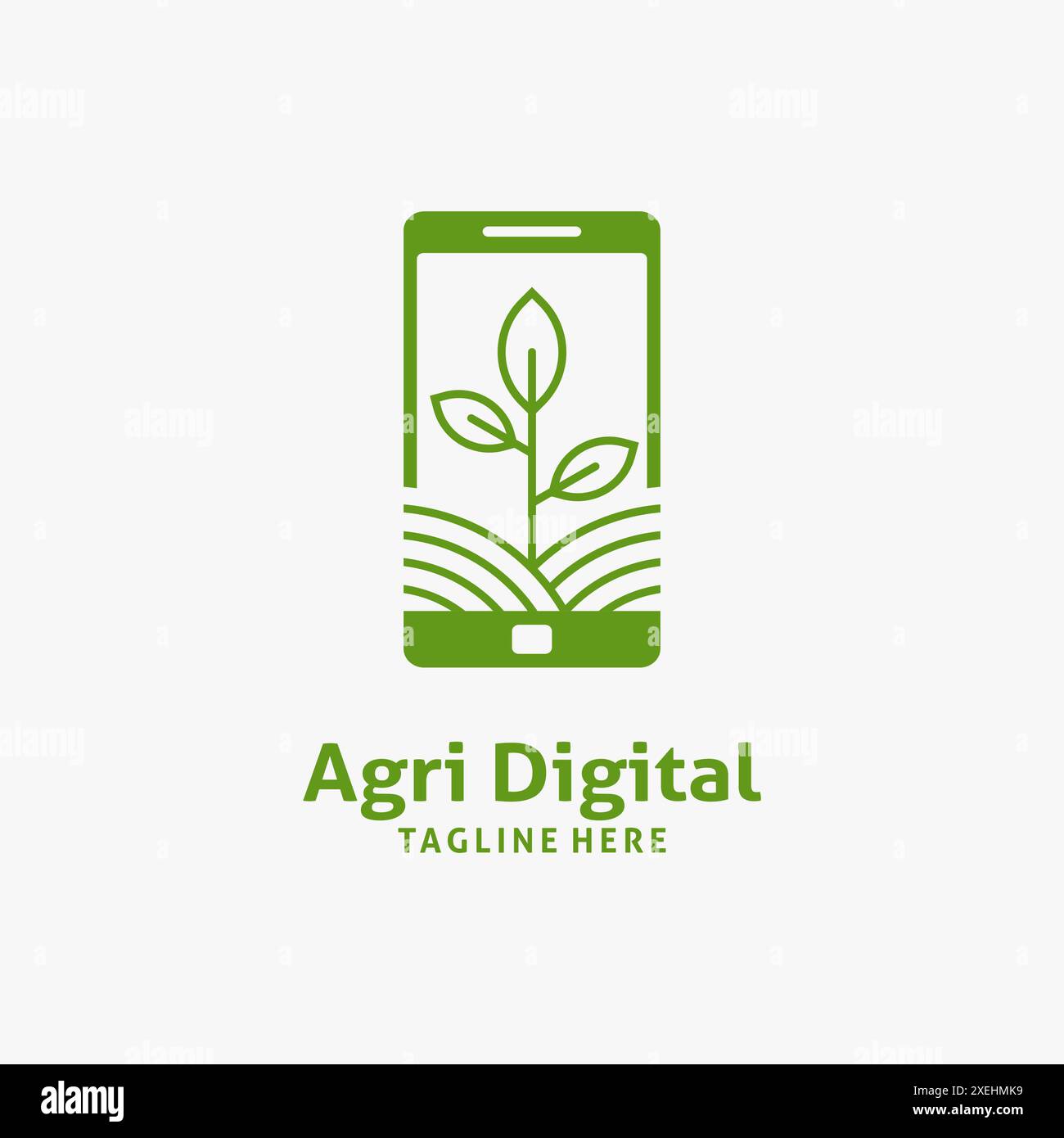 Smart farming digital technology Stock Vector Images - Alamy