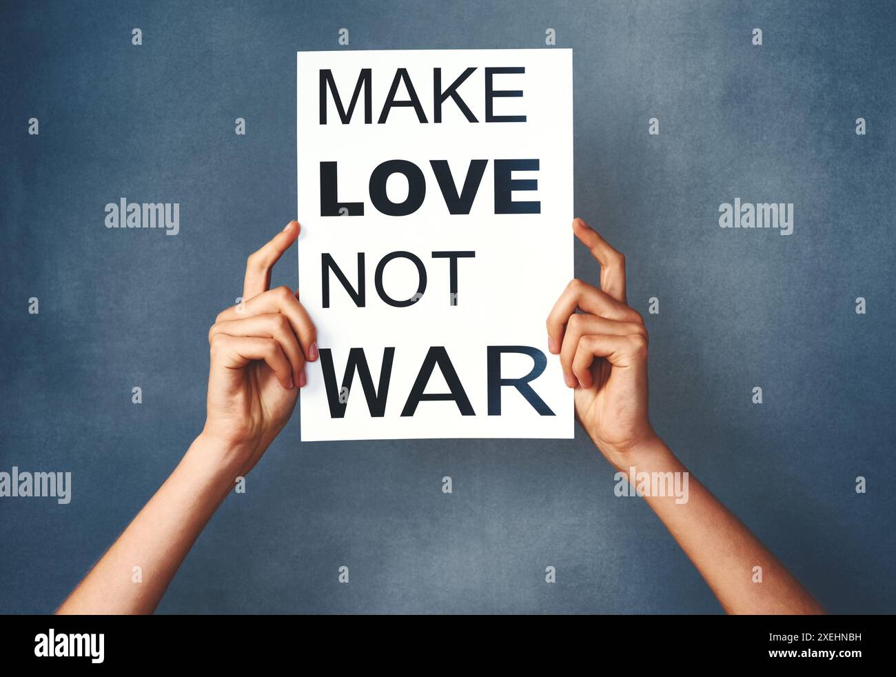 Social slogan placard hi-res stock photography and images - Alamy