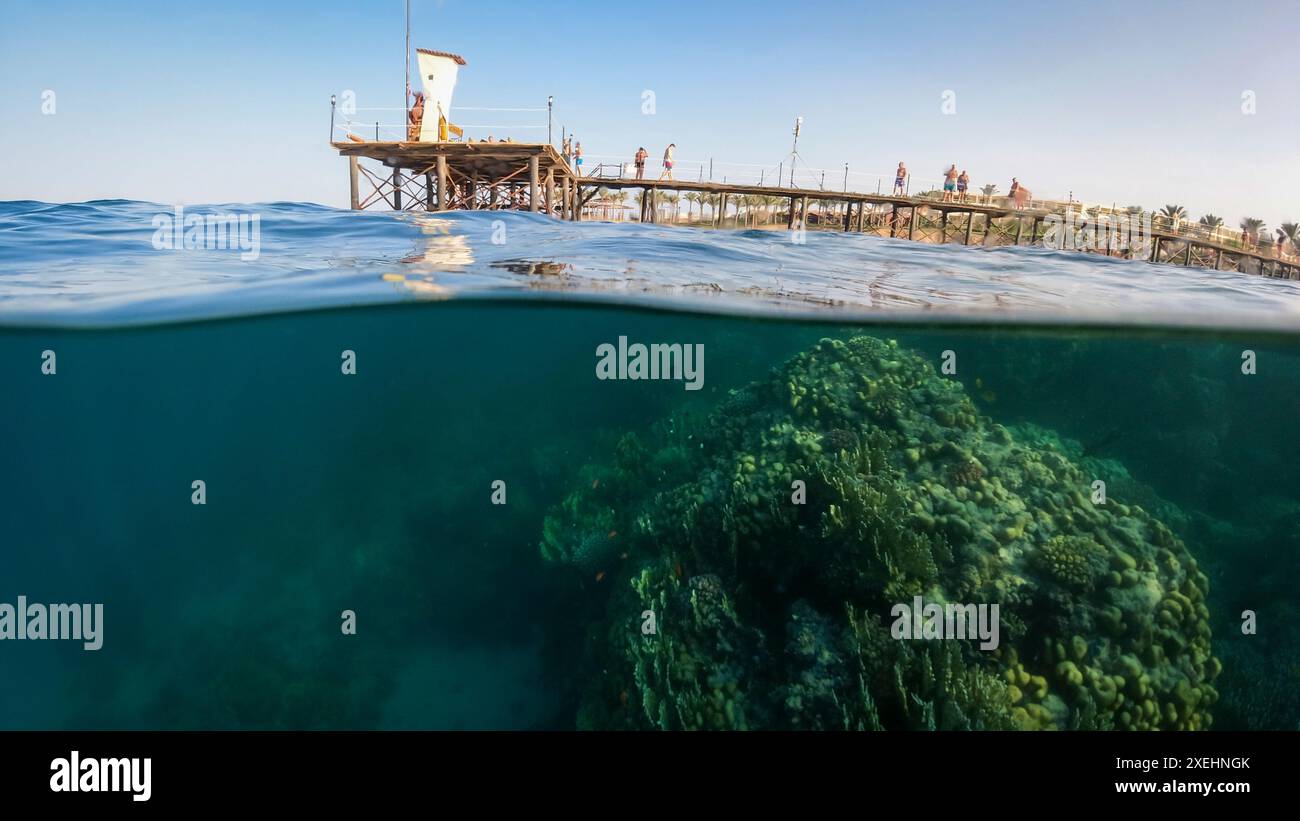 Underwater view sunbeams hi-res stock photography and images - Alamy