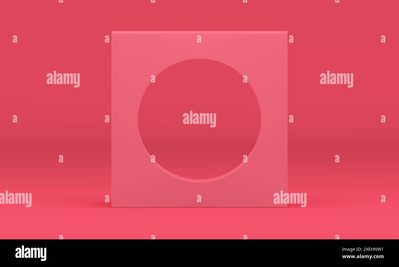 3d Wall Block Regular Squared Geometric Decor Element Vertical Foundation Realistic Vector