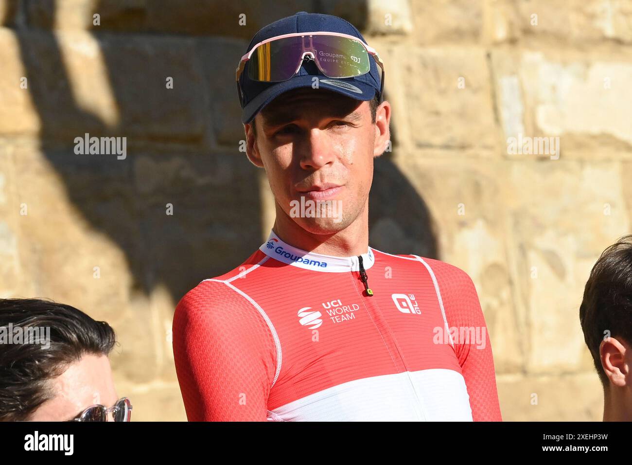 Kevin Geniets )GROUPAMA-FDJ) during team presentation Tour de France ...
