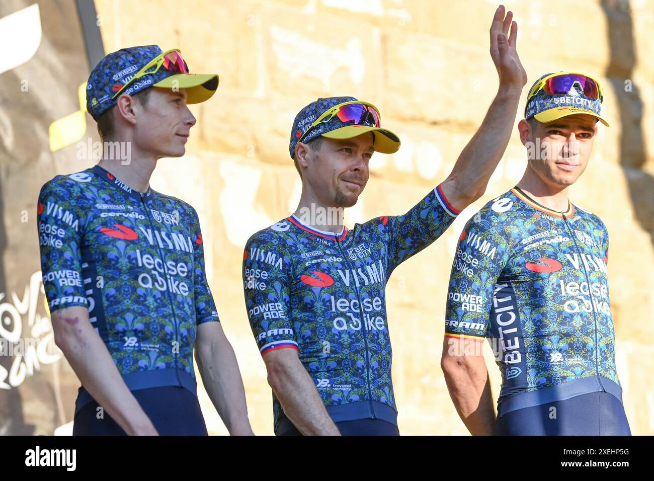 Jan Tratnik (TEAM VISMA LEASE A BIKE) during team presentation Tour de ...