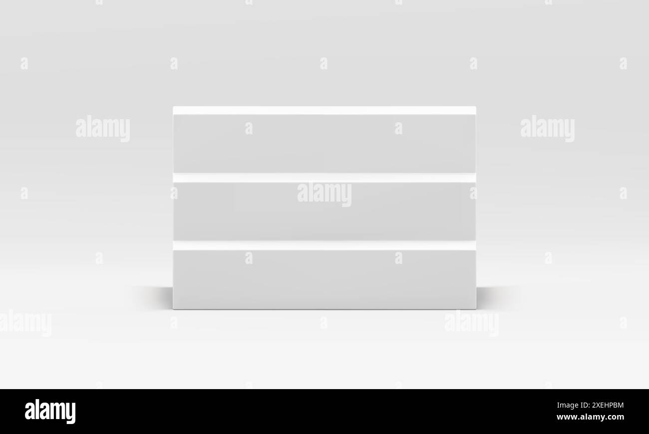 White 3d stairs upwards podium construction achievement success ...