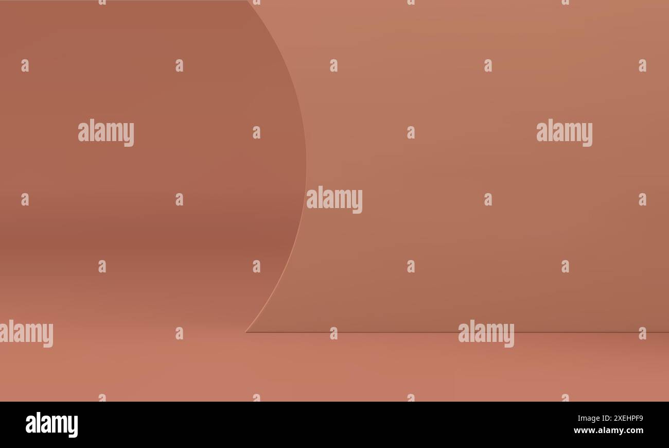 3d studio background exhibition gallery museum minimal interior curved ...