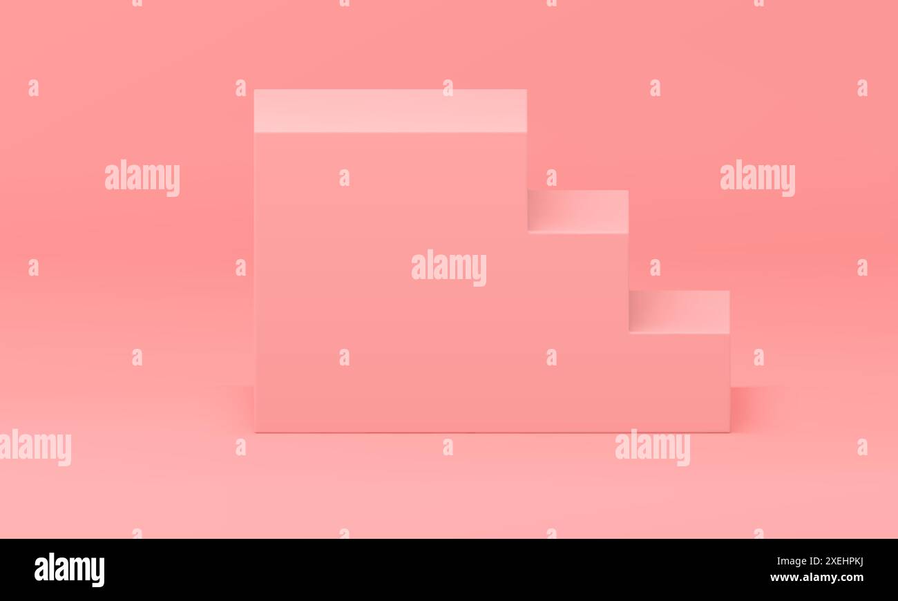 3d staircase podium level construction structure award arena climbing ...