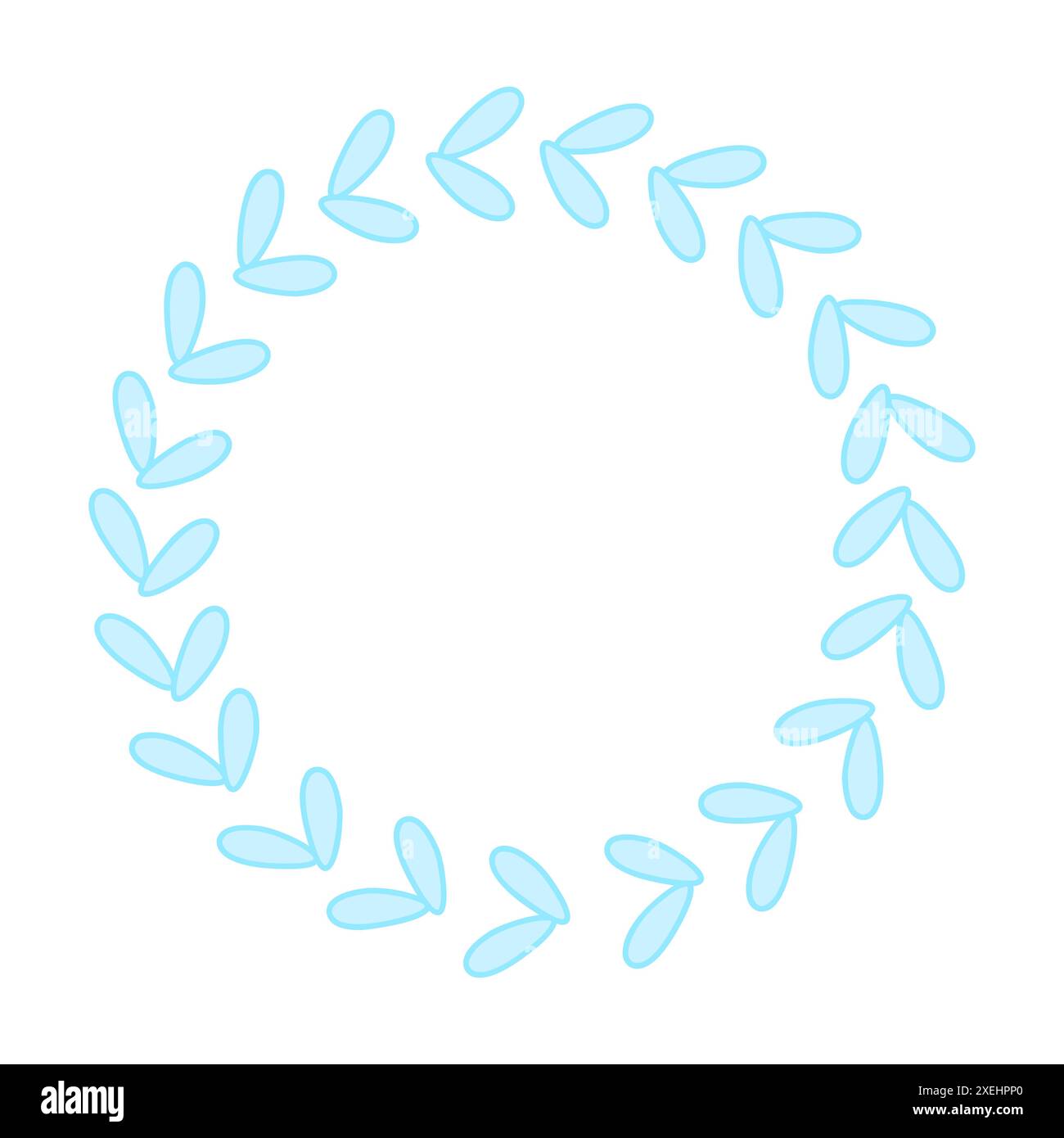 Abstract Blue Leaf Empty Circle Frame Stock Vector Image & Art - Alamy Abstract Blue Leaf Empty Circle Frame Stock Vector Image & Art - Alamy