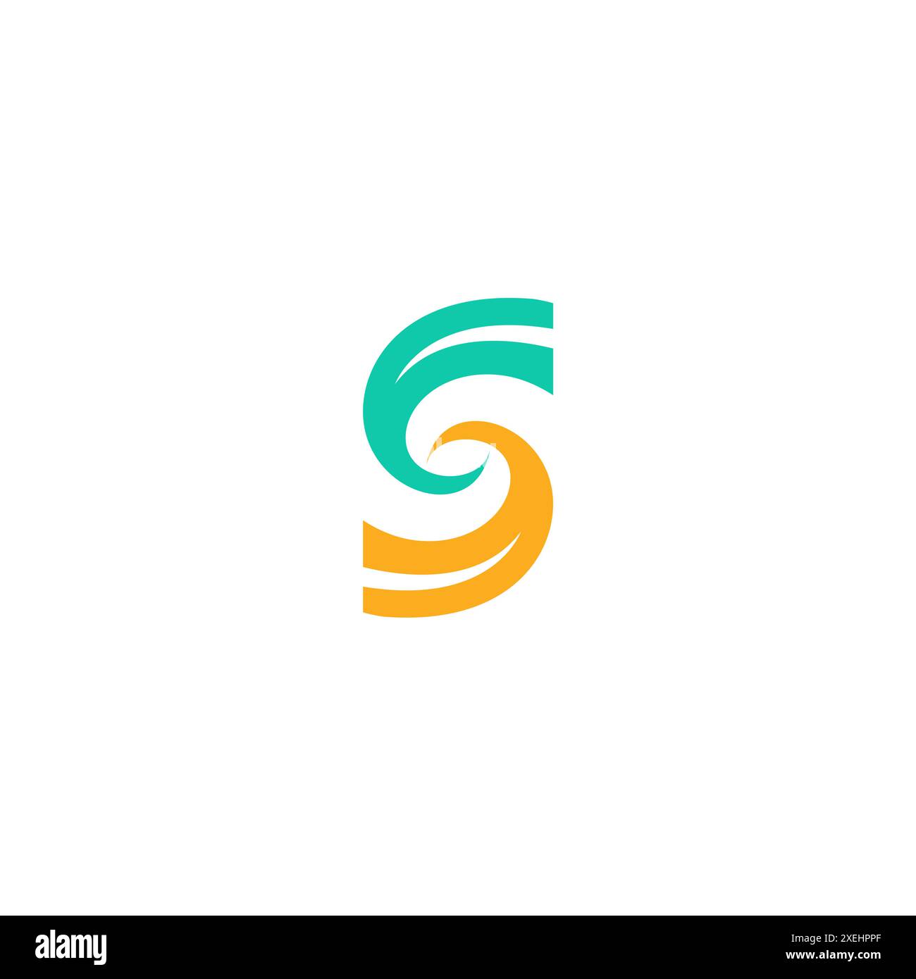 Letter S Spiral Logo Template. S Icon vector Stock Vector Image & Art ...
