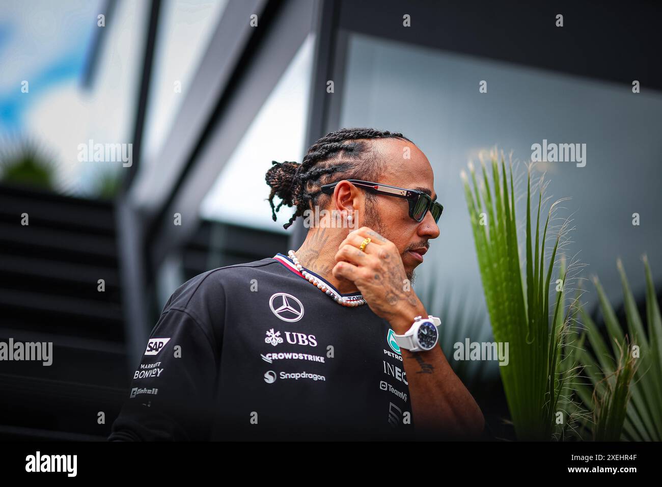 Austria: 44 Lewis Hamilton, (GRB) AMG Mercedes Ineos during the ...