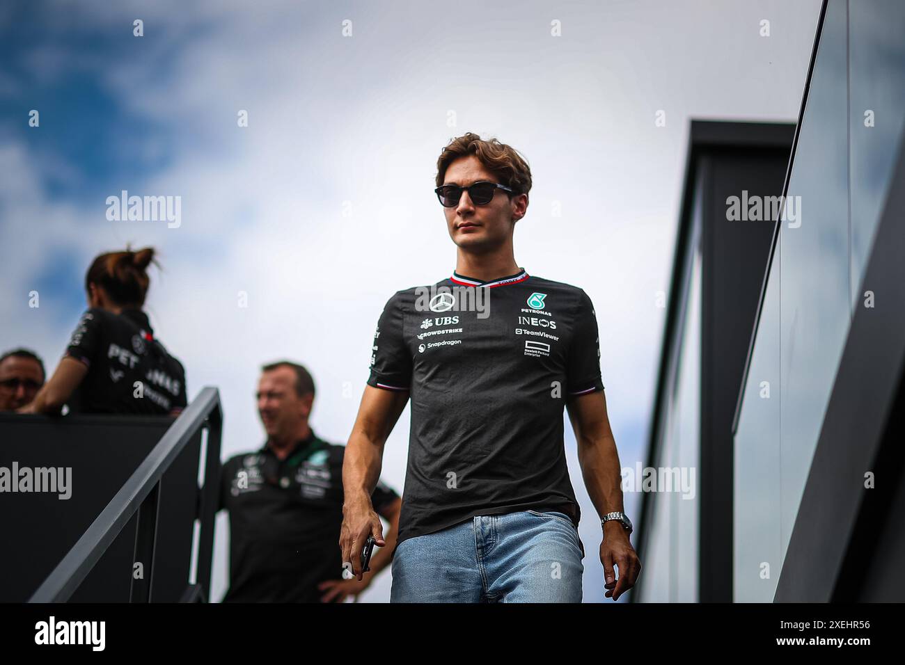 Austria: 63 George Russell, (GRB) AMG Mercedes Ineos during the ...