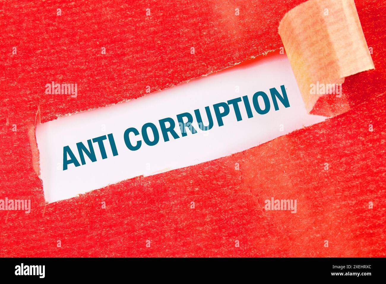 Anti money laundering business and government concept. ANTI CORRUPTION ...