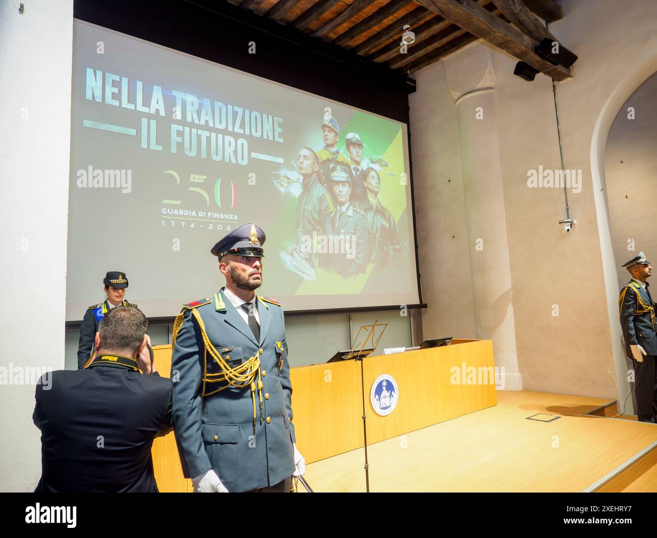 Cremona, Italy - June 26th 2024 Guardia di Finanza 250th Anniversary ...