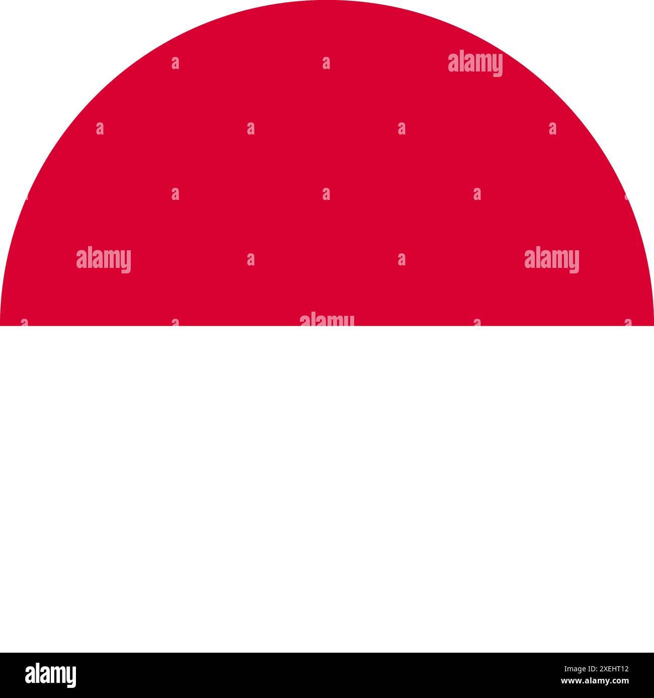 MONACO Flag in circle vector illustration, official color, National ...