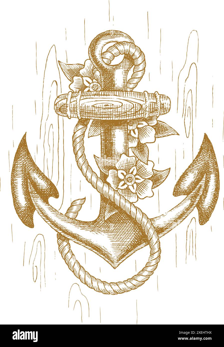 Sea flowers sky Stock Vector Images - Alamy