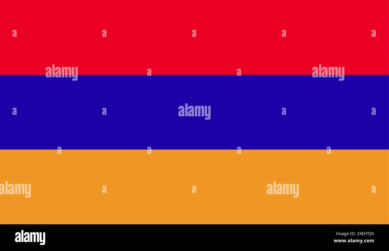 ARMENIA Flag vector illustration, official color, National flag, symbol ...