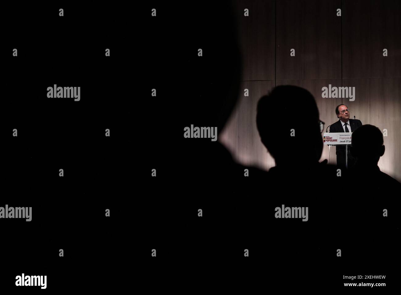 Former French president member of French left-wing Socialist Party (PS ...