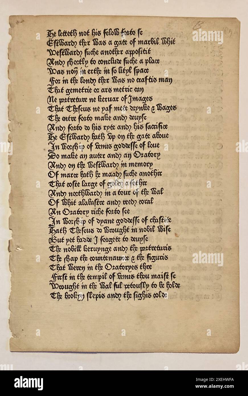 Thomas chaucer hi-res stock photography and images - Alamy