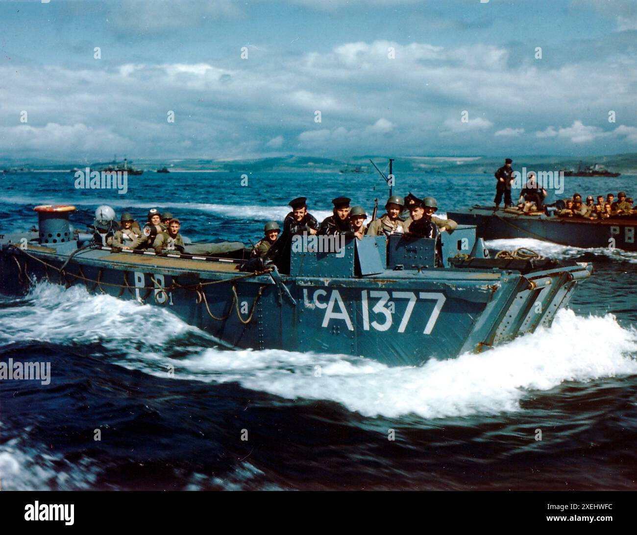 WW2 Liberation of France c 1944-45 Allied US troops Normandy Stock ...