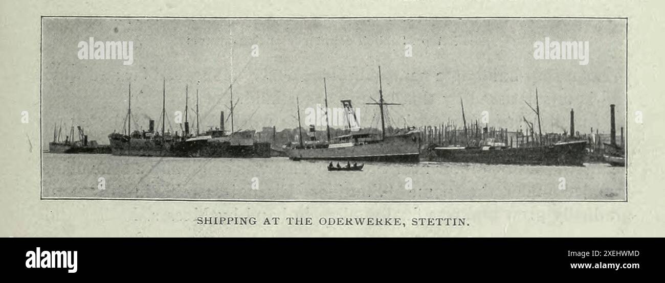 SHIPPING AT THE ODERWERKE, STETTIN. from the Article THE DEVELOPMENT OF ...
