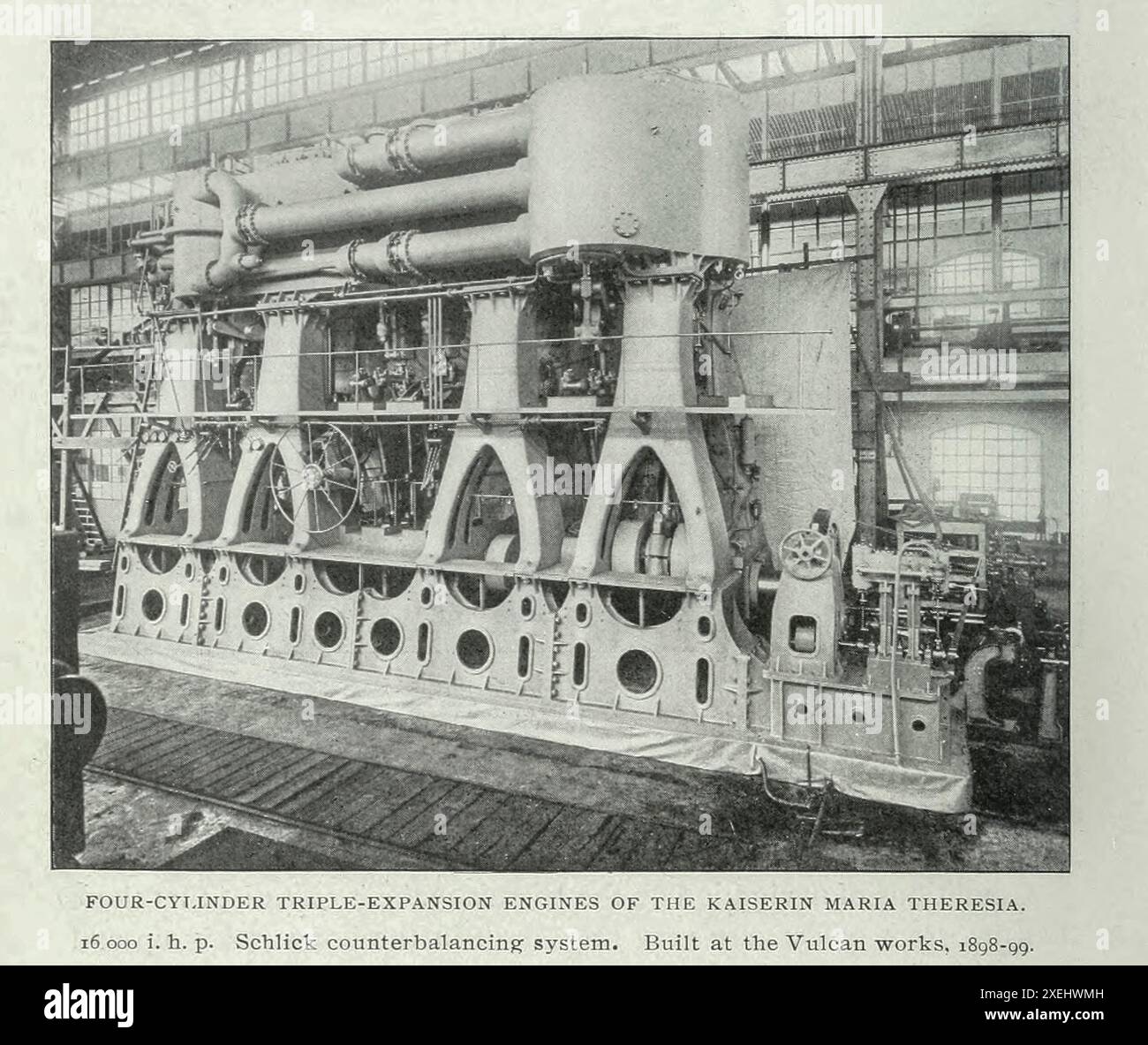 FOUR-CYLINDER TRIPLE-EXPANSION ENGINES OF THE KAISERIN MARIA THERESIA ...