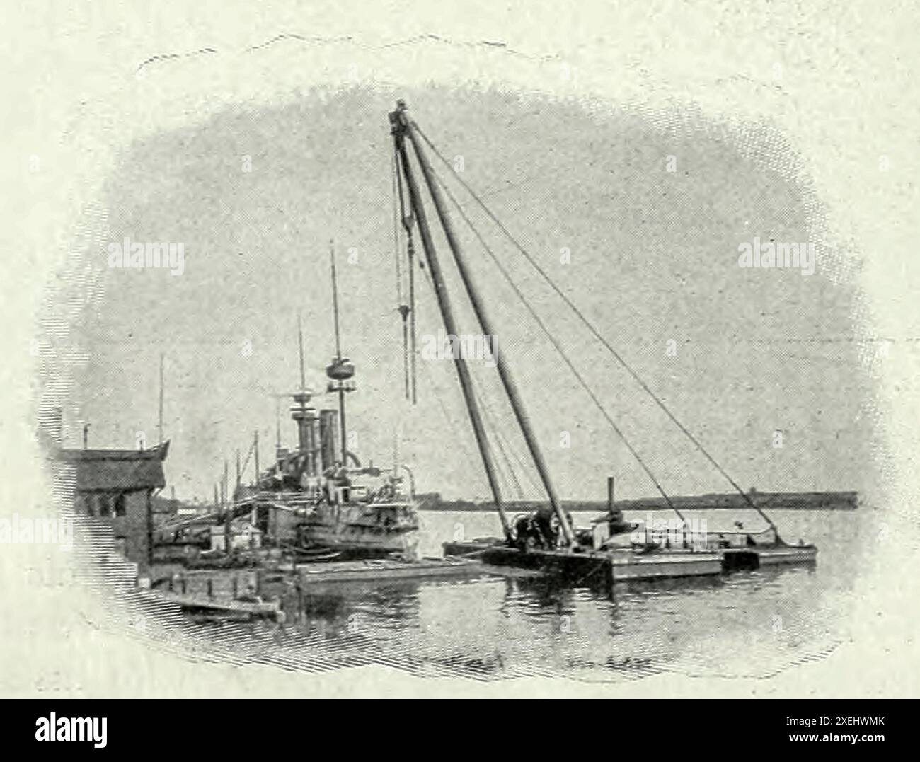 Marine hoisting from the Article THE DEVELOPMENT OF GERMAN SHIP ...