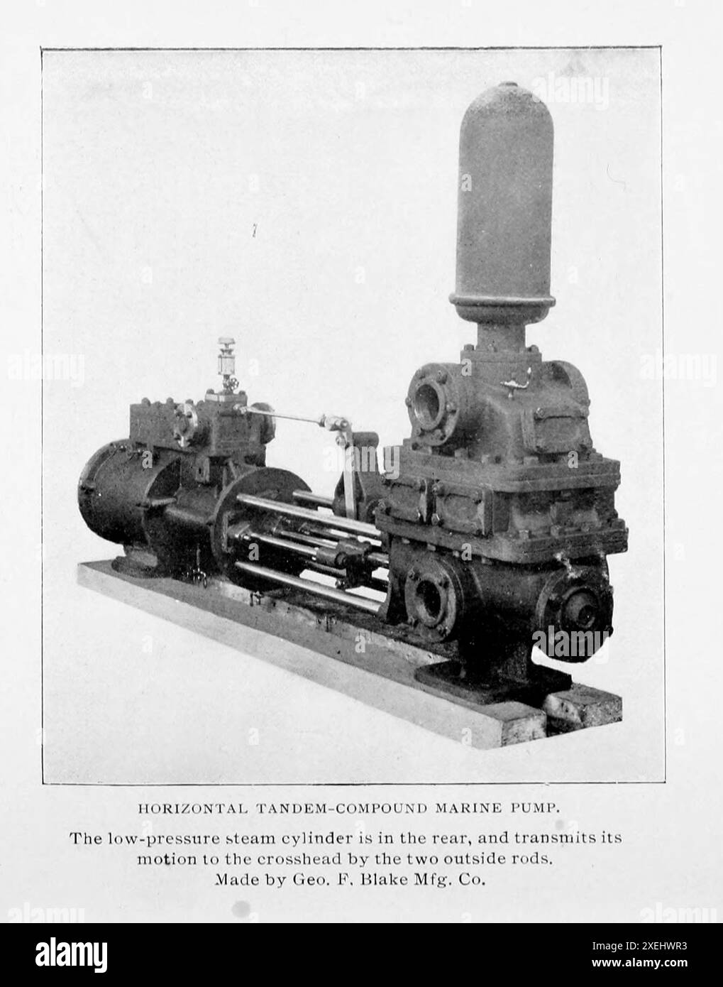 Horizontal tandem compound Marine feed pump from the Article THE USE OF ...