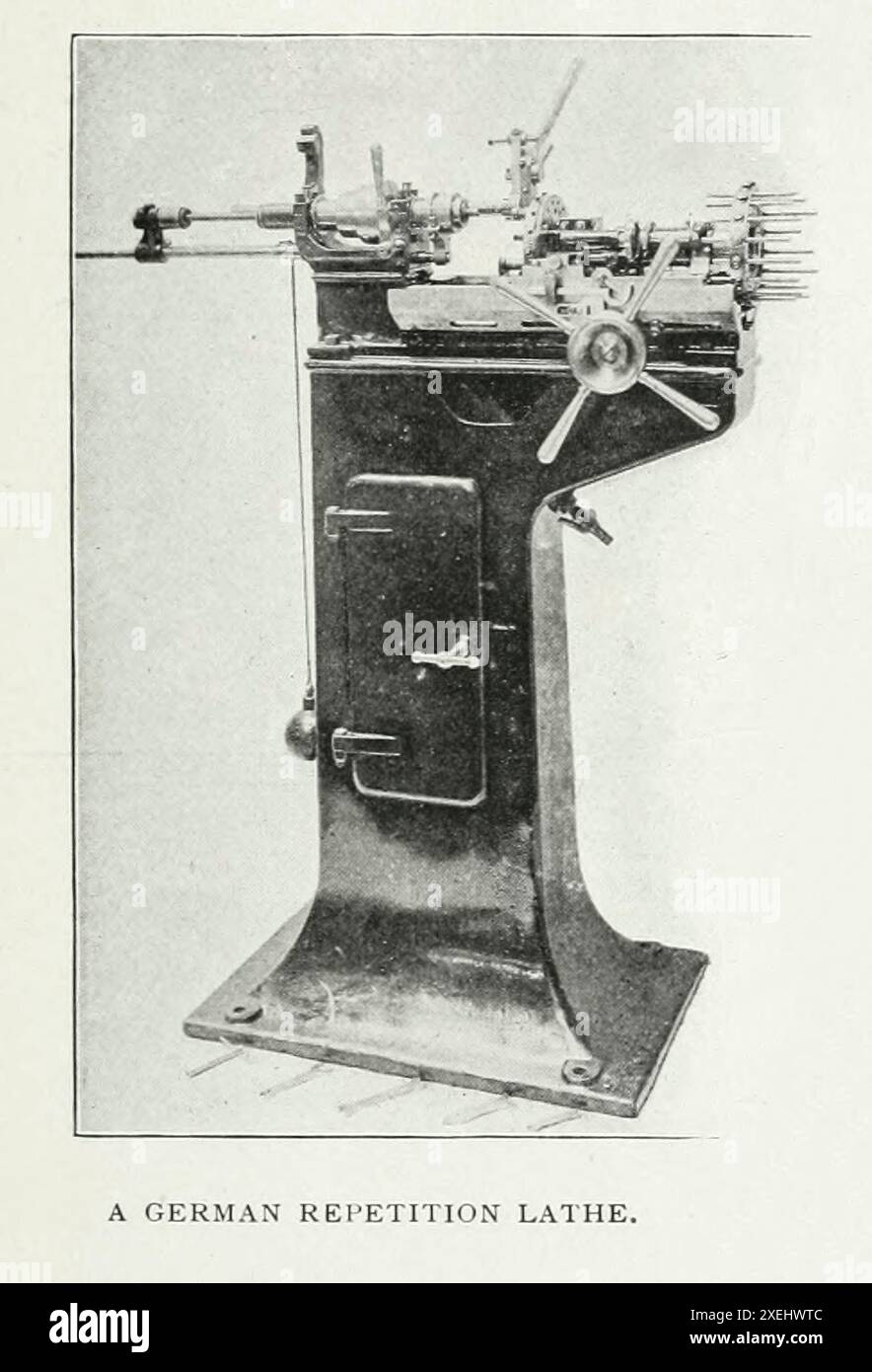 A GERMAN REPETITION LATHE from the Article THE REVOLUTION IN MACHINE ...