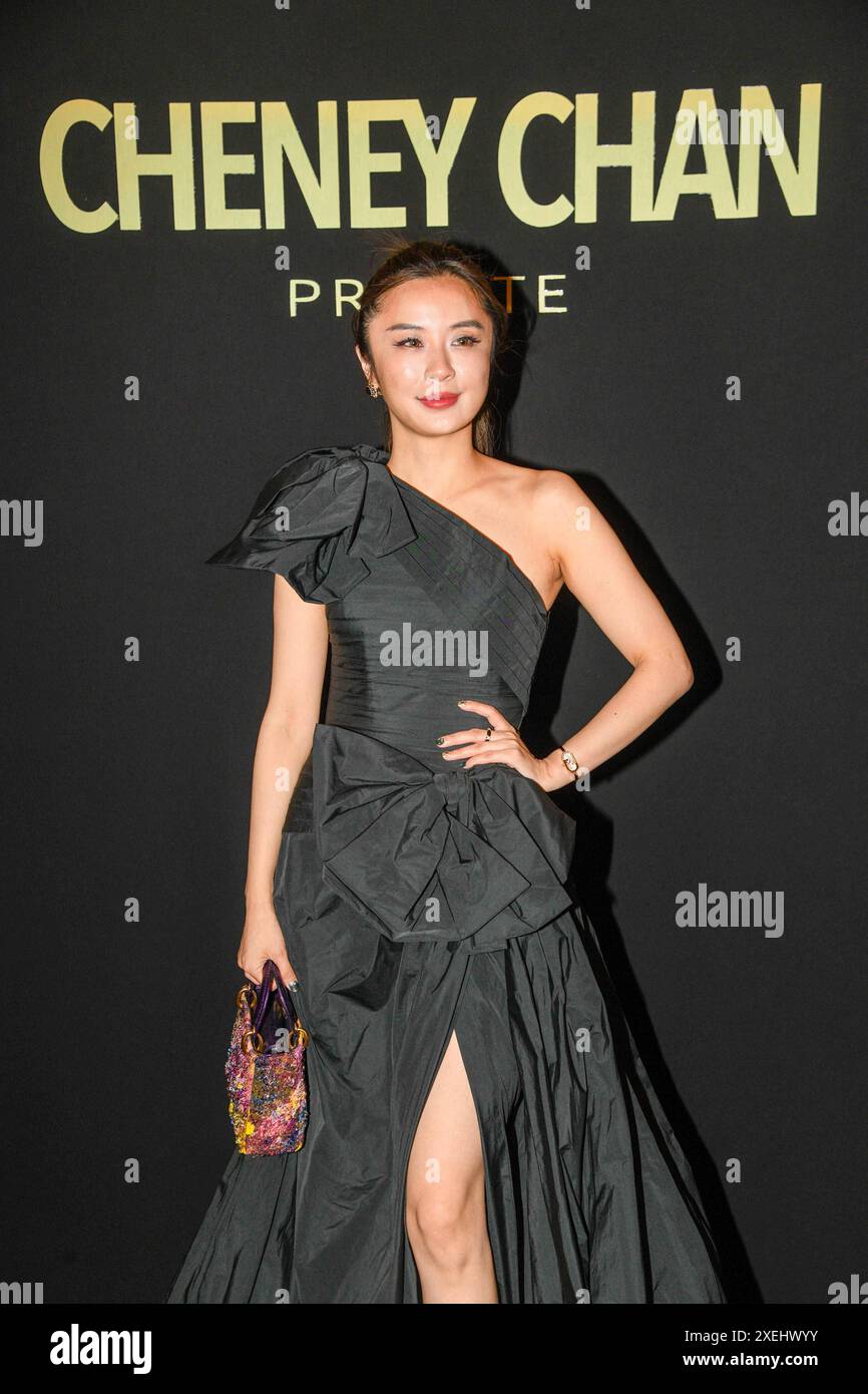 Paris, France. 27th June, 2024. Stella Han attends the Cheney Chan ...