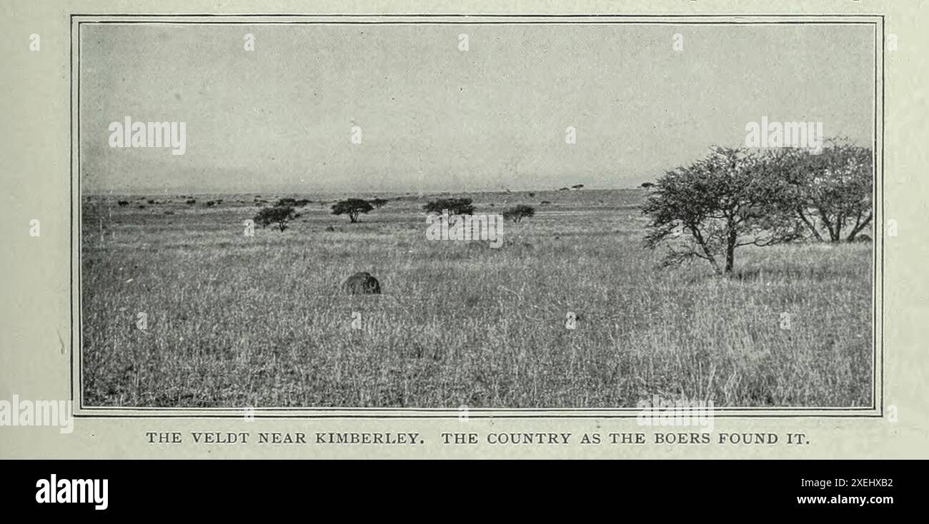 THE VELDT NEAR KIMBEKLEY. THE COUNTRY AS THE BOERS FOUND IT. from the ...
