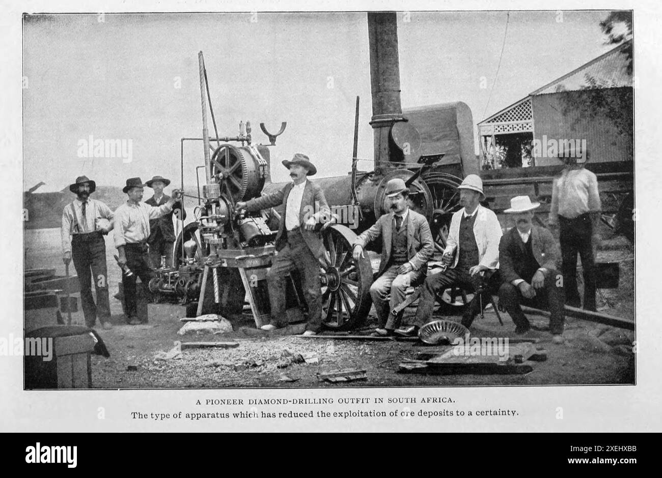 A pioneer diamond drilling outfit in South Africa from the Article ...