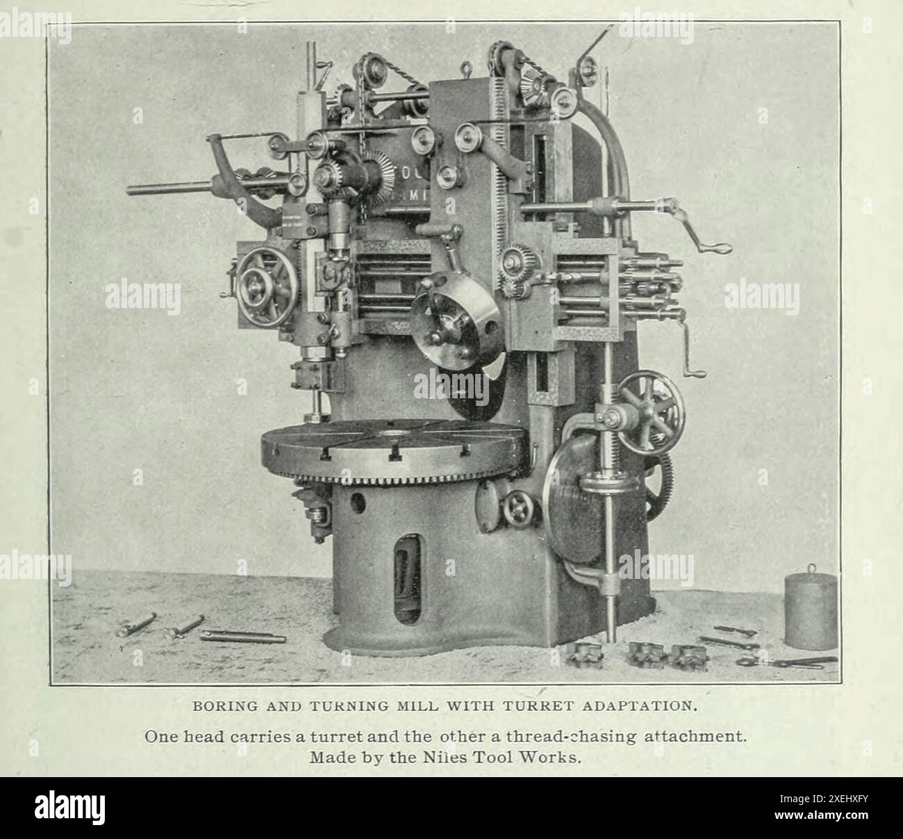 BORING AND TURNING MILL WITH TURRET ADAPTATION. from the Article THE ...