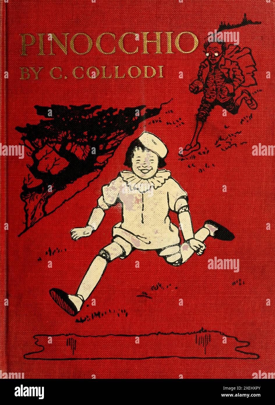book cover Pinocchio : the story of a puppet by Carlo Lorenzini Collodi ...