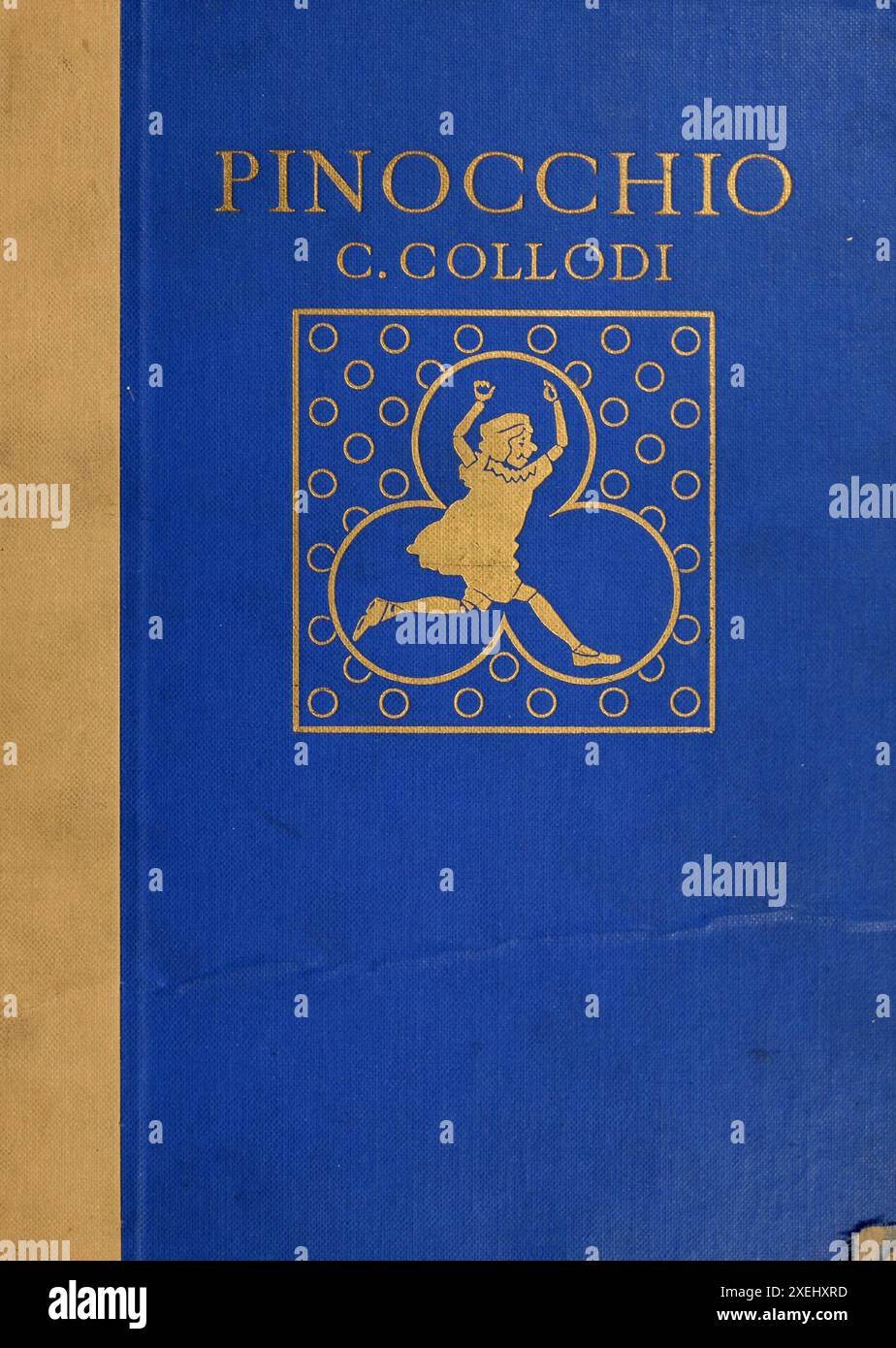 Book cover Pinocchio : the story of a puppet by Carlo Lorenzini Collodi ...
