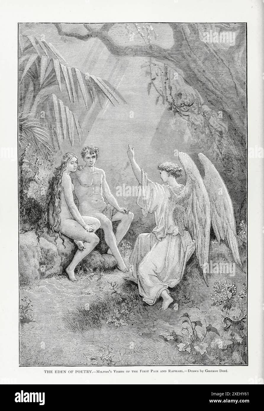 THE EDEN OF POETRY. MIilton's Vision of the First Pair and archangel ...