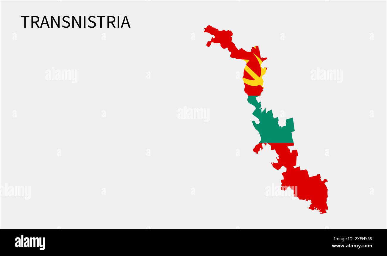 Transnistria flag map Stock Vector Images - Alamy