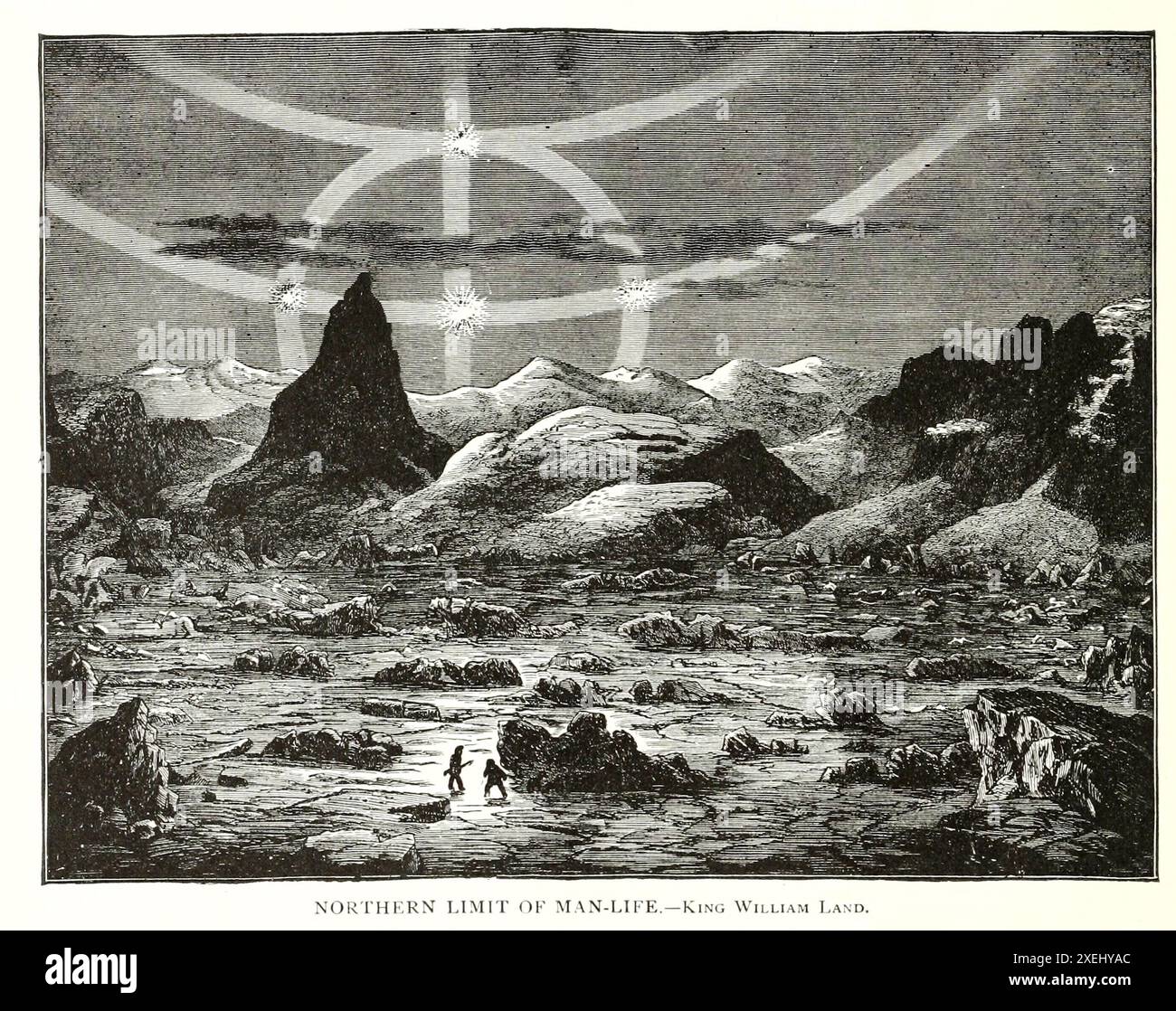 Northern limits of Man-life King William Land from volume 1 of Ridpath ...