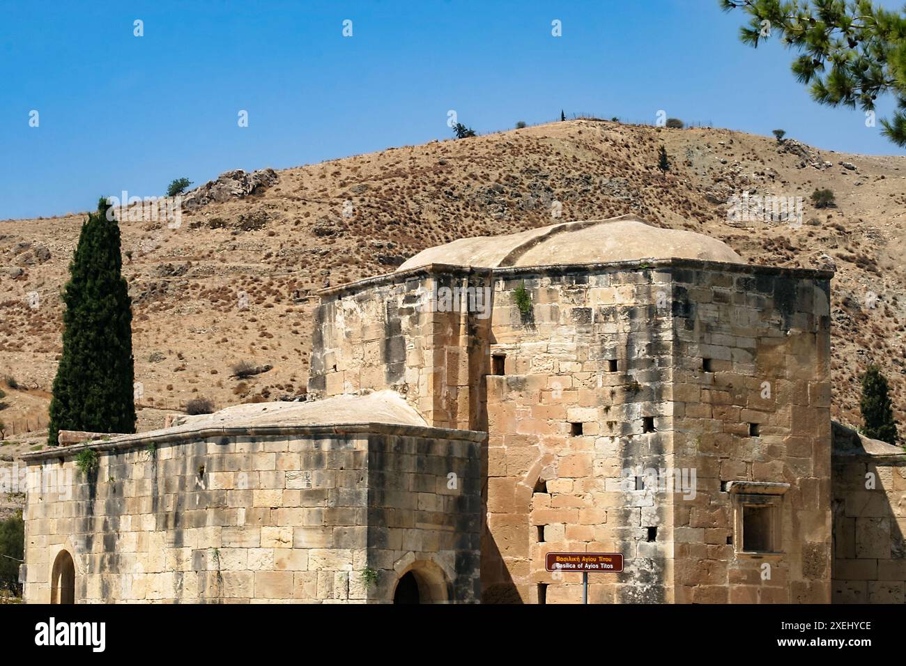 Titus Basilica in Crete Stock Photo - Alamy