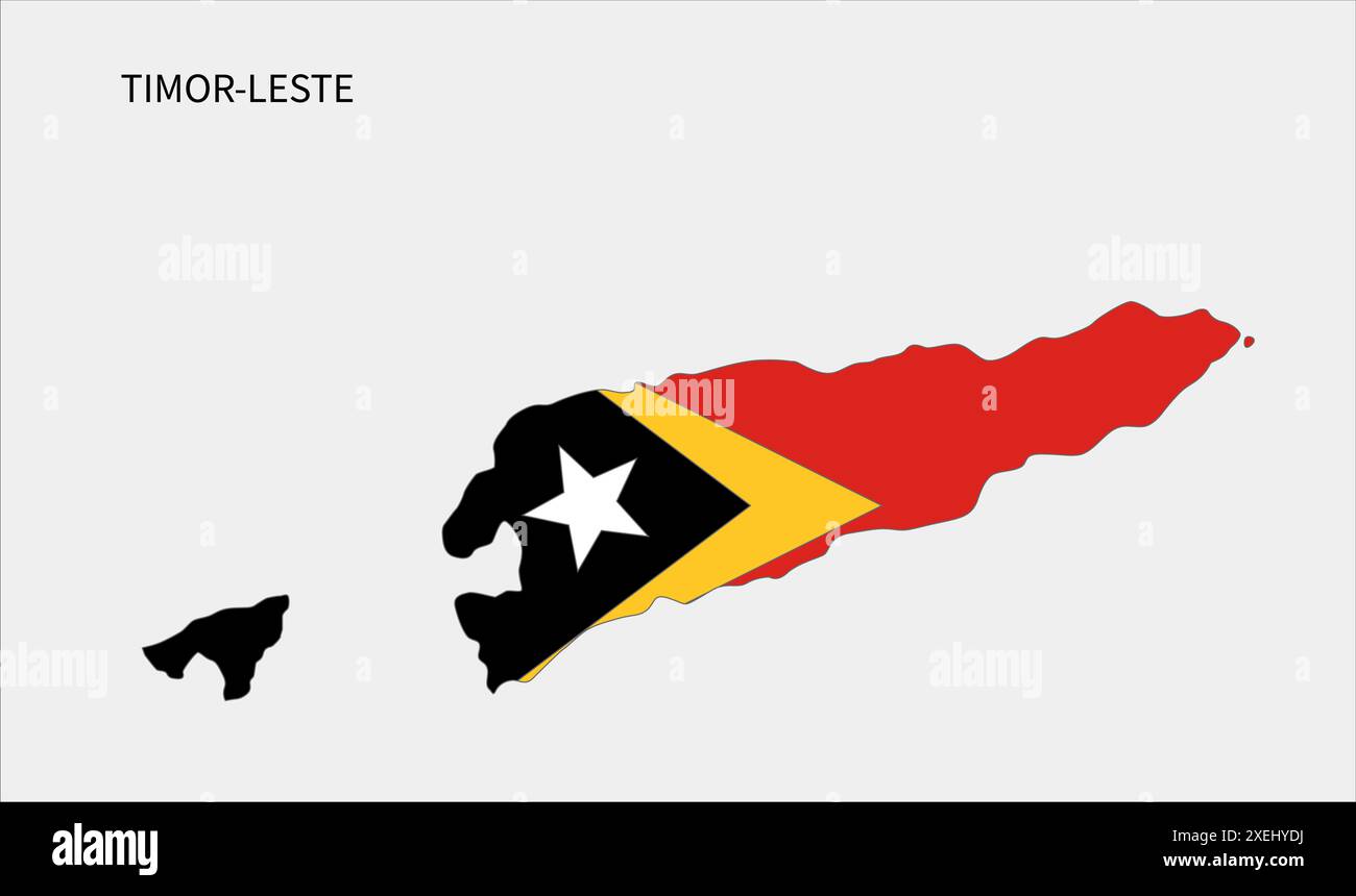 Editable timor leste flag vector hi-res stock photography and images ...