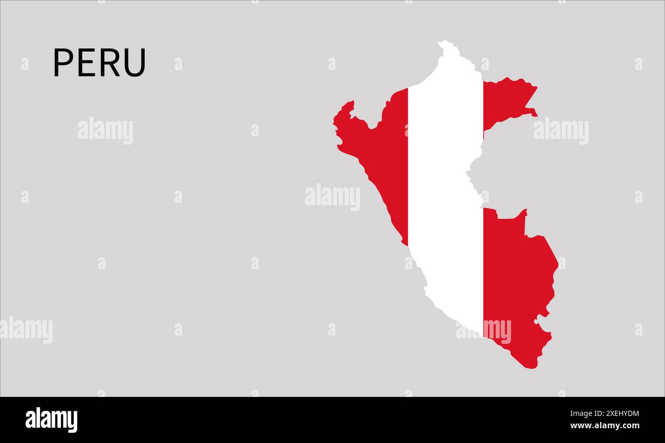 Editable peru flag vector hi-res stock photography and images - Alamy