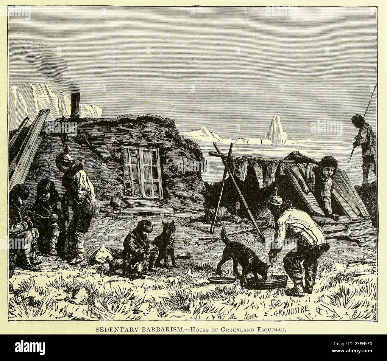 Origin of the eskimo race hi-res stock photography and images - Alamy