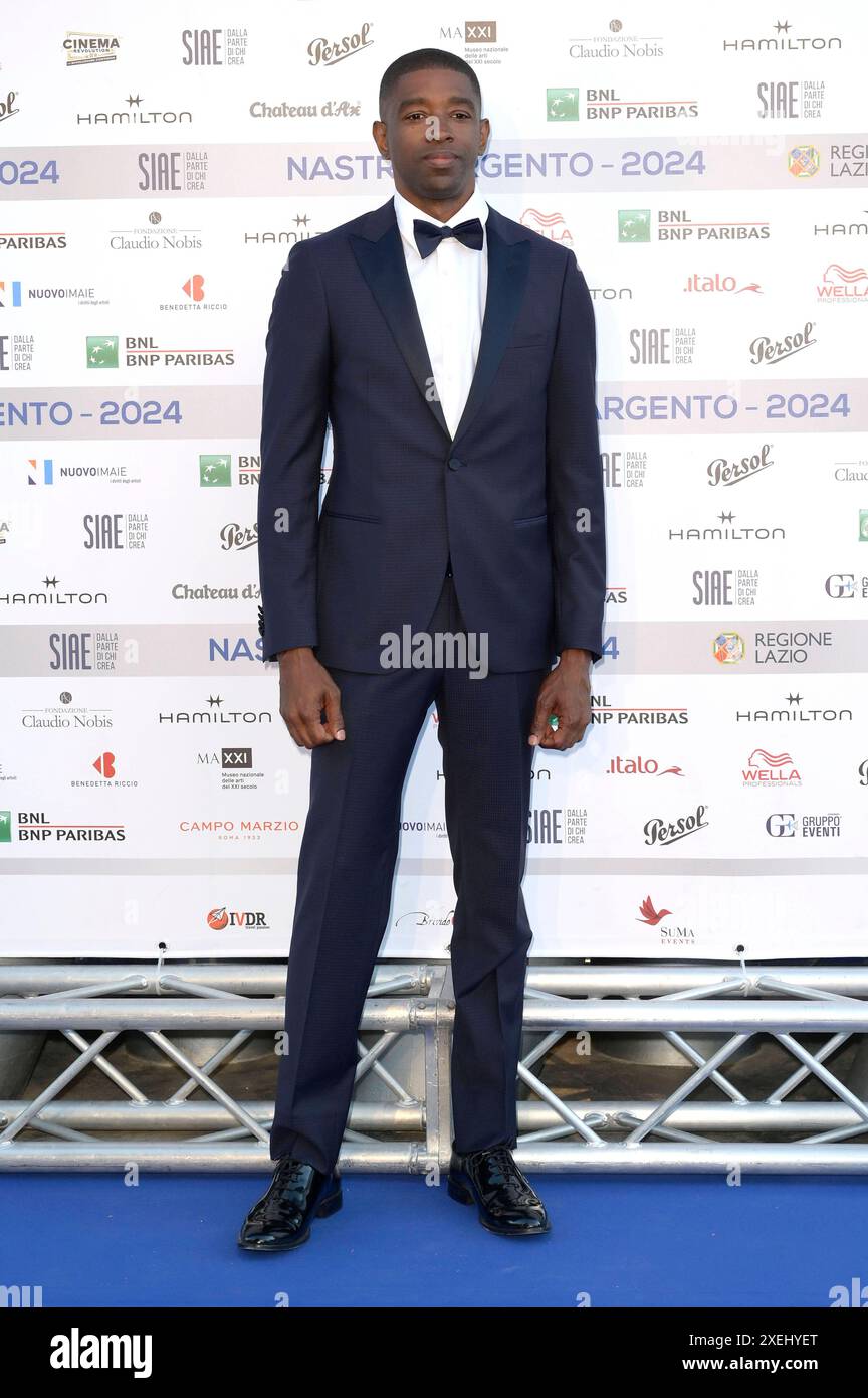 Yonv Joseph bei der Verleihung der Nastri d Argento 2024 im Museo ...