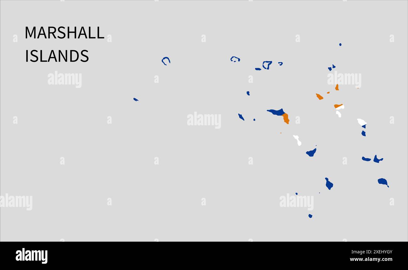 Map of marshall islands hi-res stock photography and images - Alamy