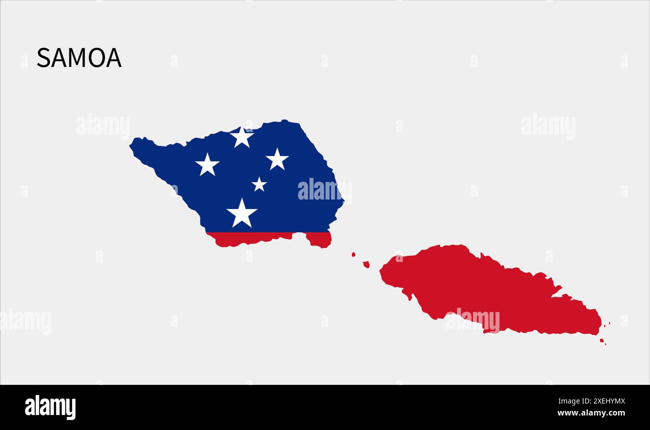 Samoa flag hi-res stock photography and images - Alamy