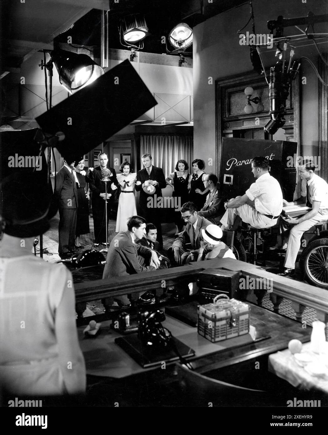 GEORGE BURNS LEILA HYAMS BING CROSBY GRACIE ALLEN STUART ERWIN and two ...