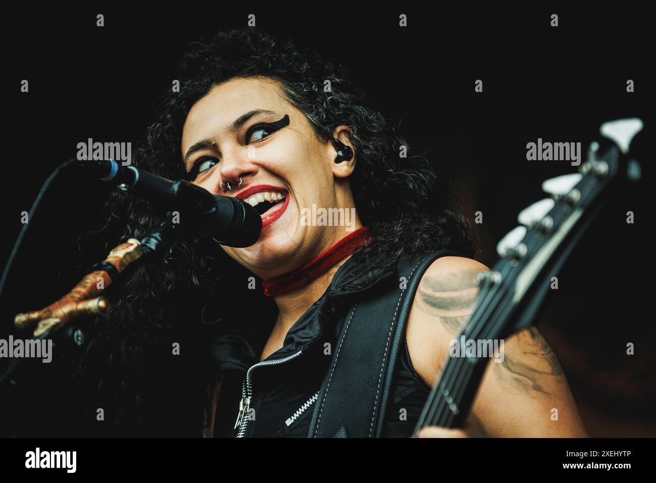 Copenhagen, Denmark. 22nd, June 2024. The Brazilian death metal band ...