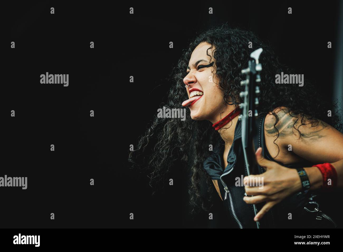 Copenhagen, Denmark. 22nd, June 2024. The Brazilian death metal band ...