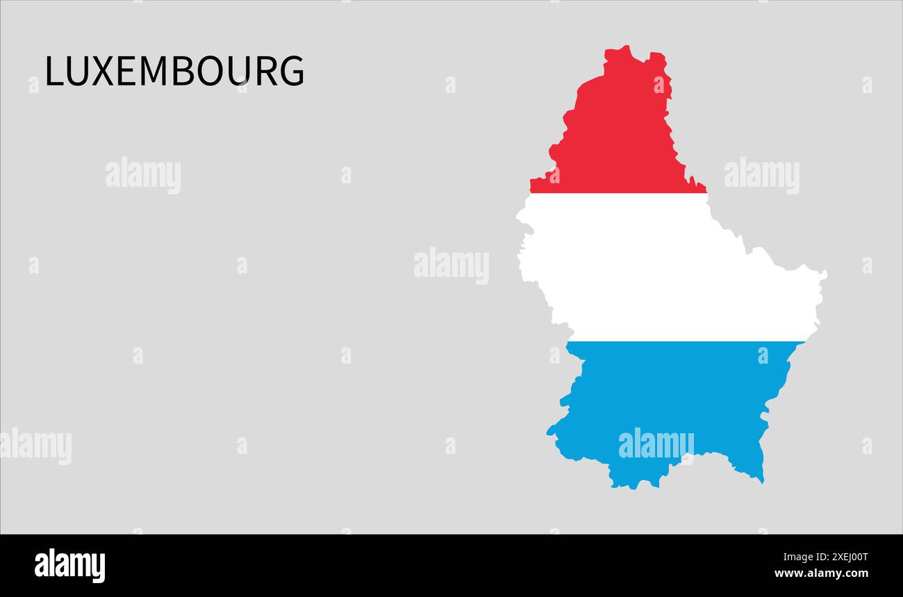 Editable luxembourg flag vector hi-res stock photography and images - Alamy